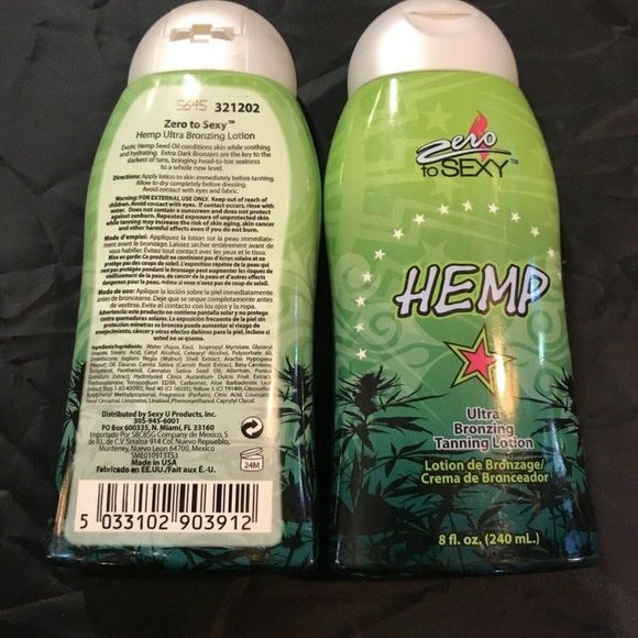 Zero to Sexy | Skincare | Zeroto Sexy Hemp Ultra Bronzing Tanning ...